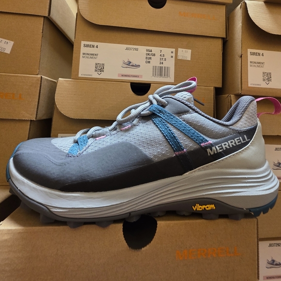 Merrell | Shoes | Merrell Siren 4 Gray And Blue Womens Shoes | Poshmark